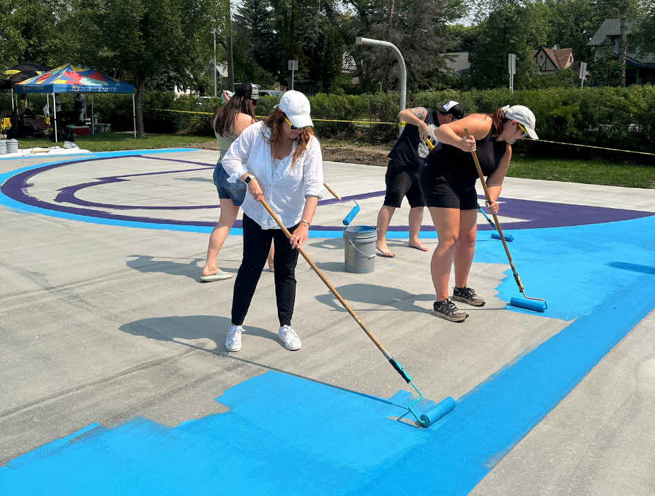 Painting the Court, Building Community: Sandbox Teams Up with Buckets ...